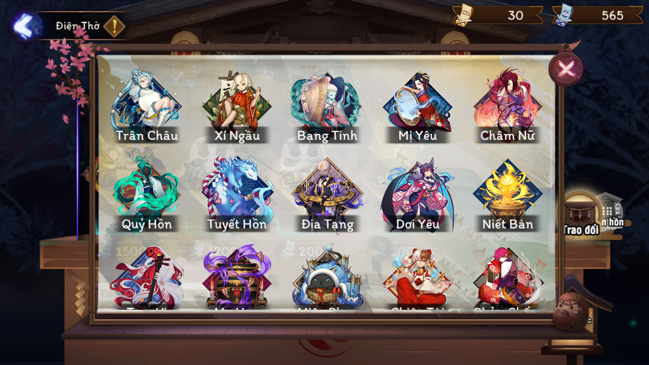 Tổng Hợp Những Cách Kiếm Ngự Hồn 6 Sao Trong Âm Dương Sư