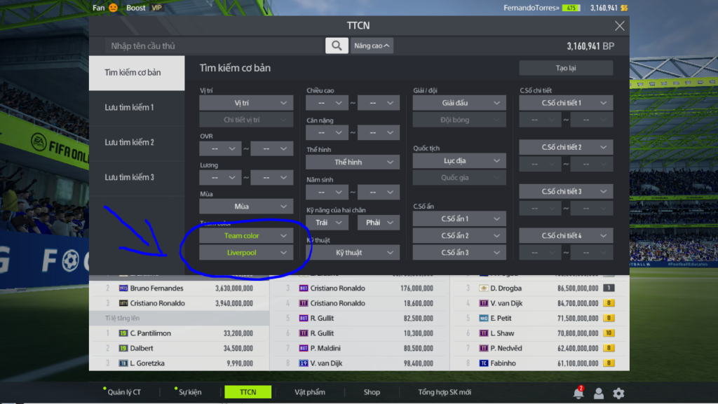 Cẩm nang FIFA Online 4: Team color FO4 và cách kích hoạt