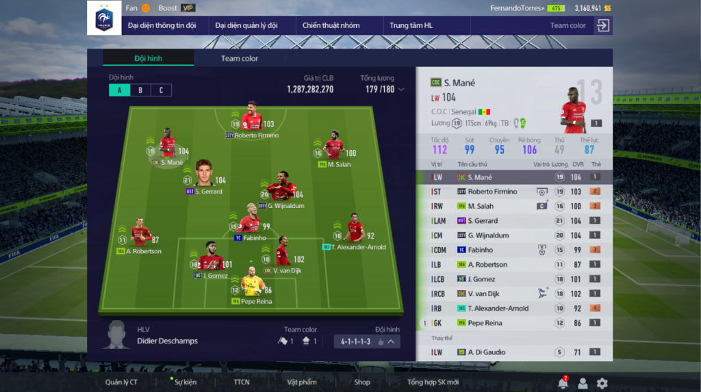 Cẩm nang FIFA Online 4: Team color FO4 và cách kích hoạt