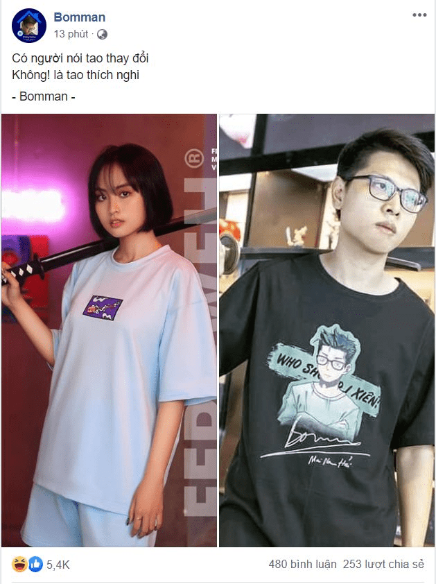 Bomman lại công khai "thích Nghi" khiến fan náo loạn?