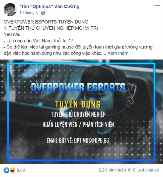 OPG của Optimus chính thức lập fanpage, công bố logo, slogan được fan ...