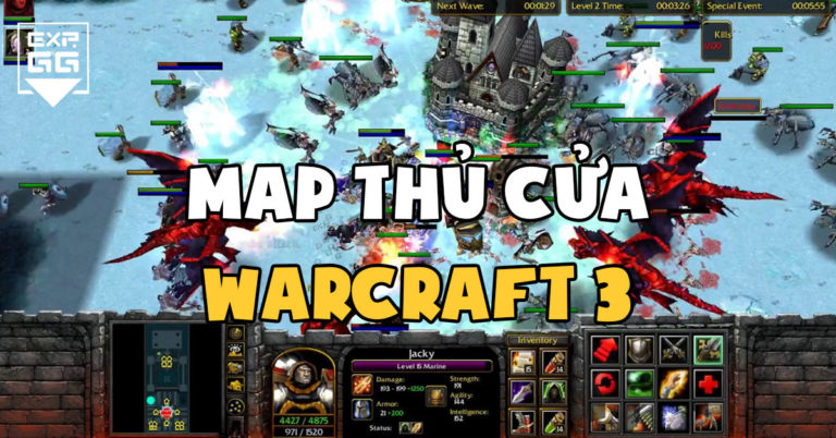5 map defense thủ cửa hay nhất trong Warcraft 3