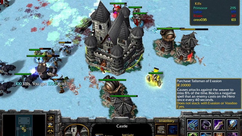 5 map defense thủ cửa hay nhất trong Warcraft 3