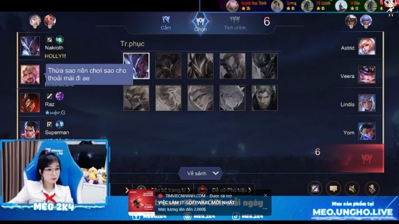 Bị sửu nhi phá game, nữ streamer Liên Quân từng bị lộ clip 18+ "khóc ...