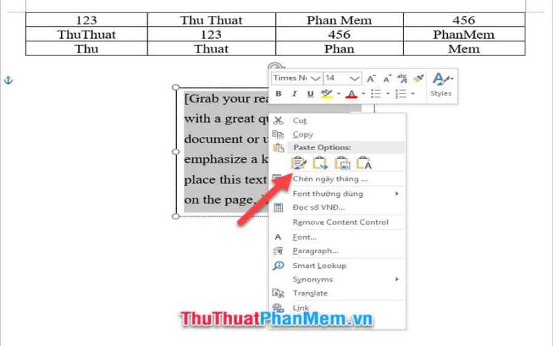 Cách xoay bảng trong Word (Xoay bảng 90 độ trong Word)